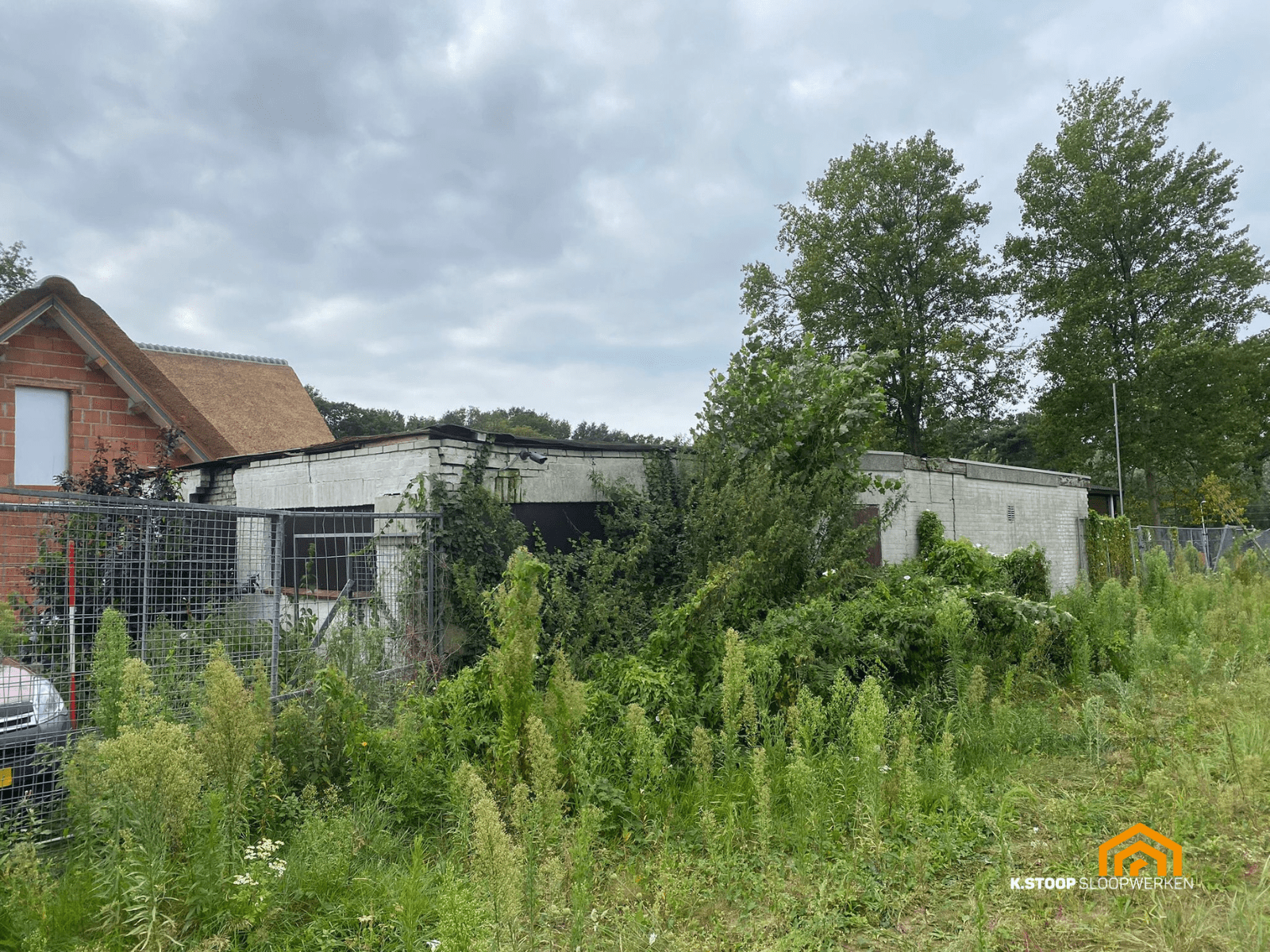 Totaalsloop van bijgebouw - K.Stoop Sloopwerken
